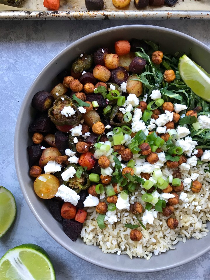 Roasted Beet and Carrot Rice Bowl with Honey-Lime Dressing – What's ...